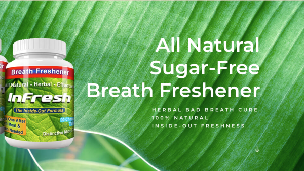 InFresh Bad Breath Chewable Tablets All Natural for Instant Inside-Out ...