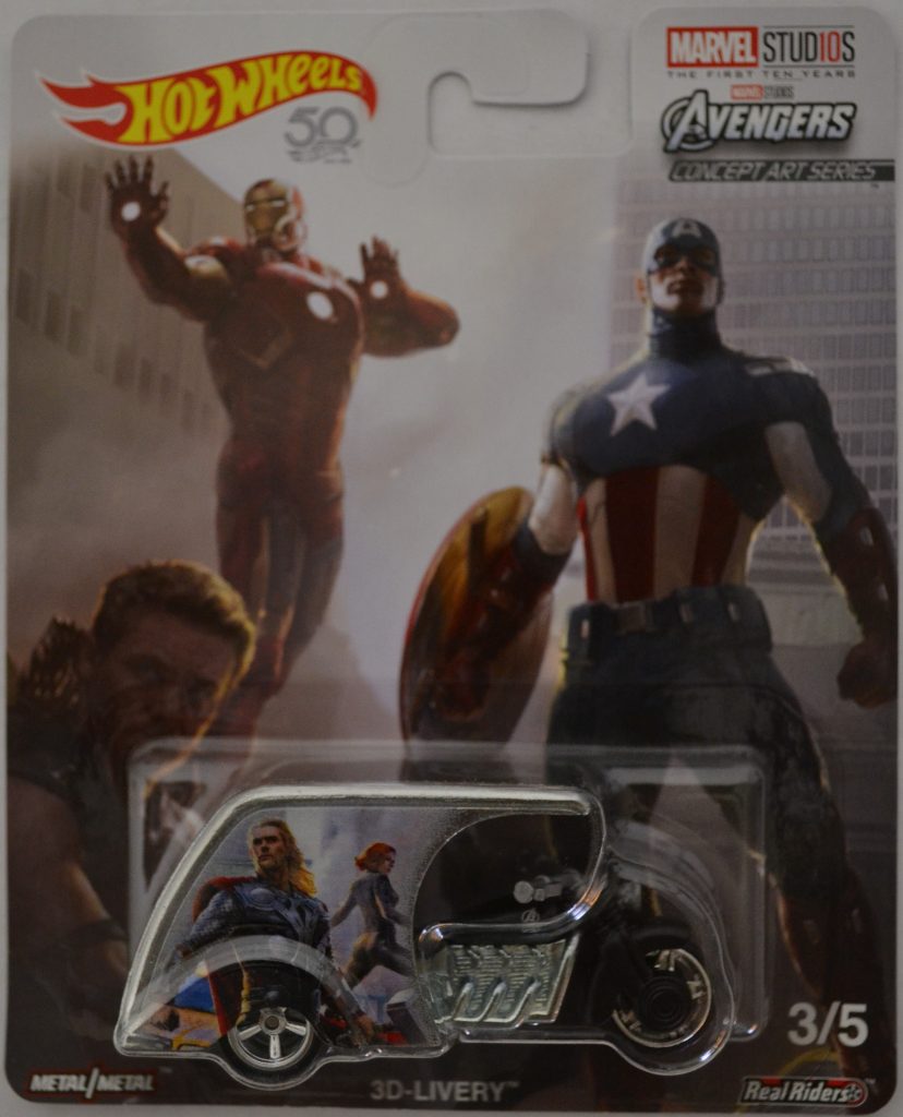 Hot Wheels 2018 Pop Culture Avengers 3D-Livery Marvel Studios 1:64 ...